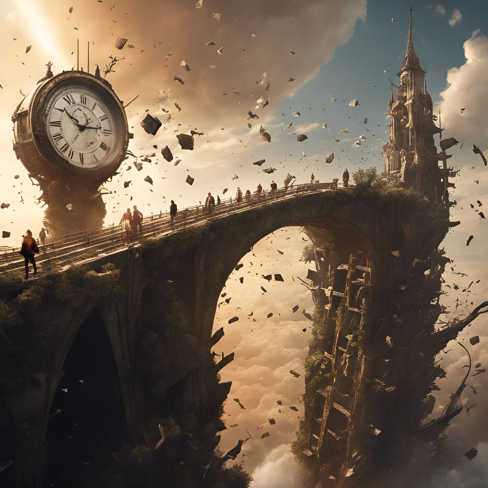 The Inexorable Erosion of Time - AI Generated Artwork - NightCafe Creator