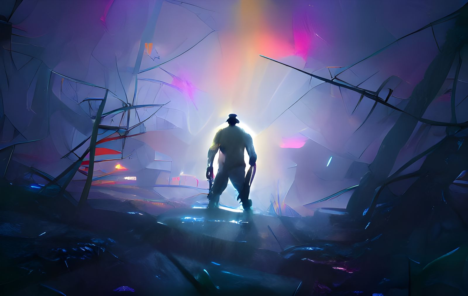 Defiant man - AI Generated Artwork - NightCafe Creator