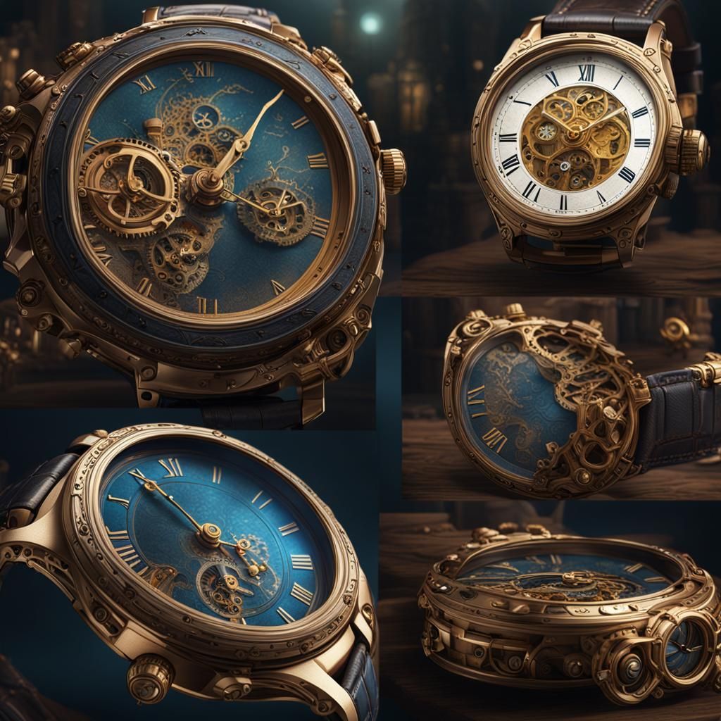 timepieces - Fantastical Timepiece Collection in Detailed Ma...