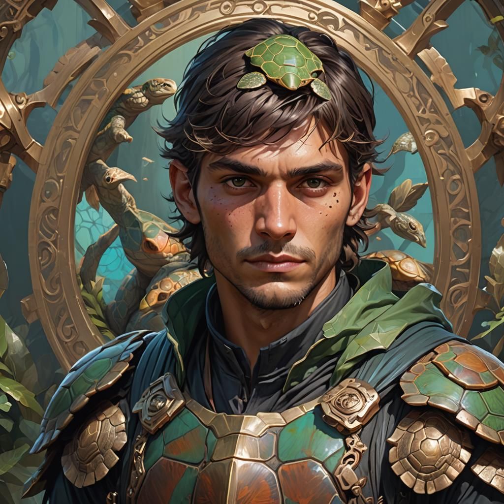 Turtle Clan- Edward #1 - AI Generated Artwork - NightCafe Creator