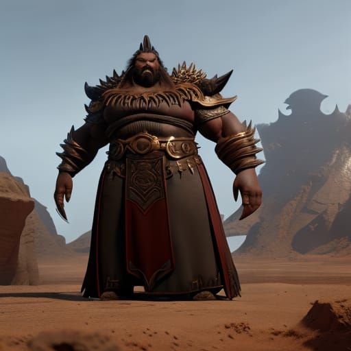 Hybrid Human-Bear Barbarian Berserker - AI Generated Artwork ...