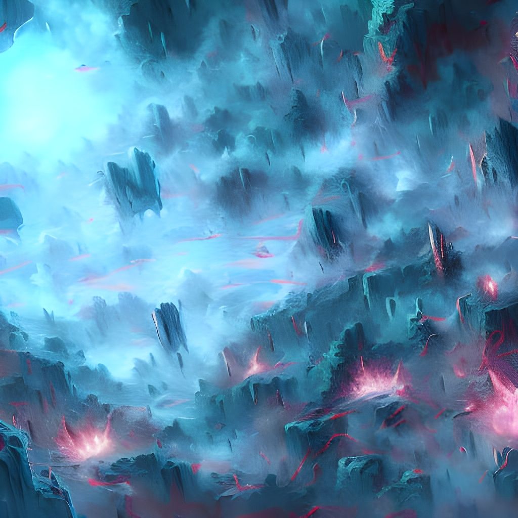 Worlds disintegrate 3 - AI Generated Artwork - NightCafe Creator