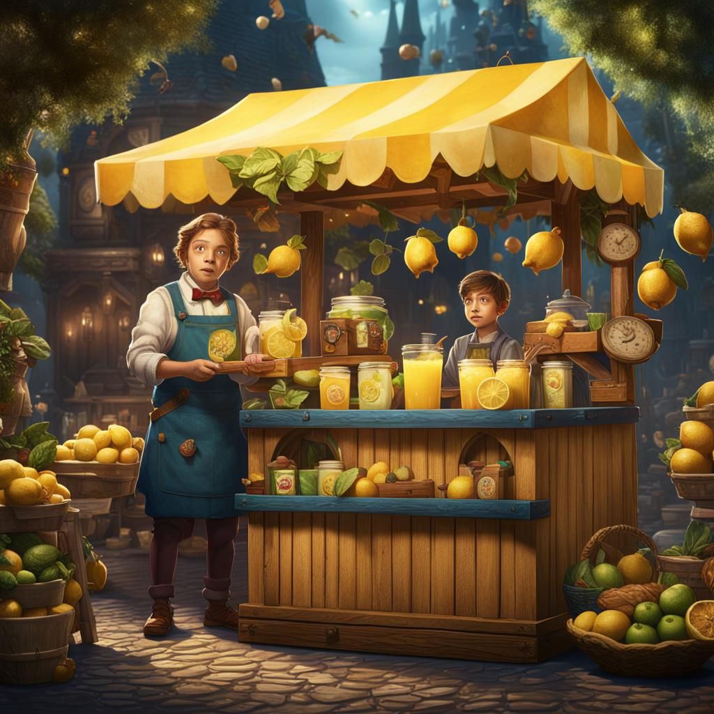 a professional food critic and the owner of a children's lemonade stand ...