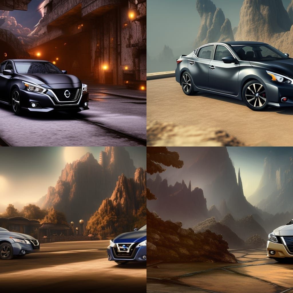2017 Nissan Altima - AI Generated Artwork - NightCafe Creator
