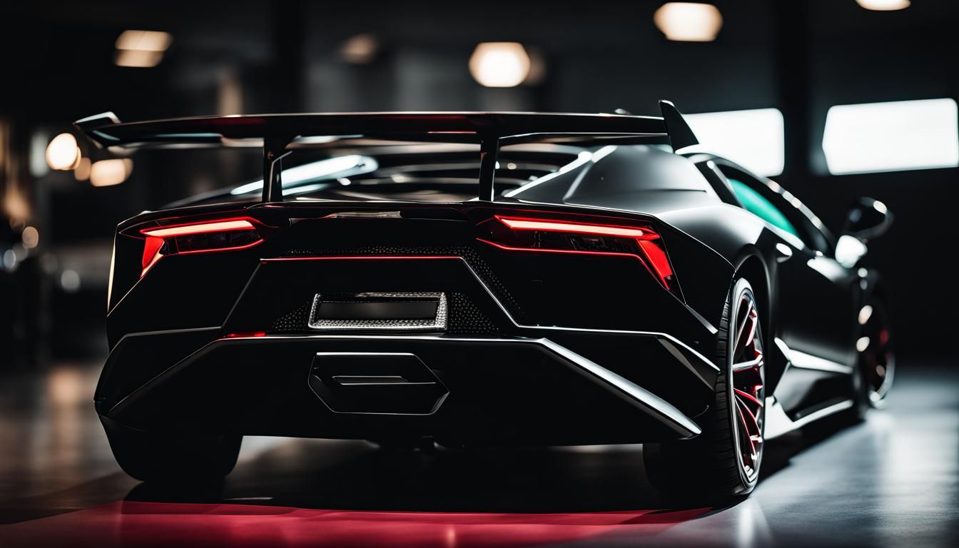 Black Lambo - AI Generated Artwork - NightCafe Creator