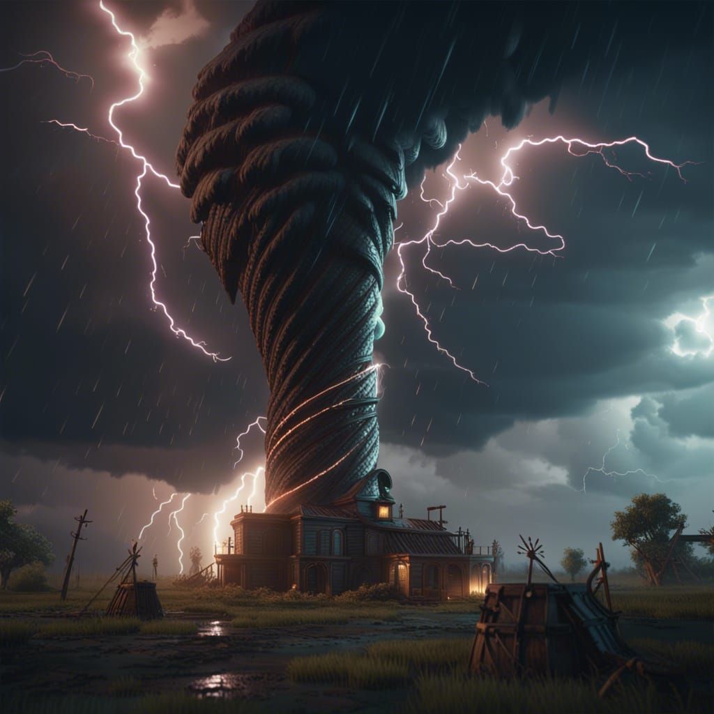 lightning - AI Generated Artwork - NightCafe Creator