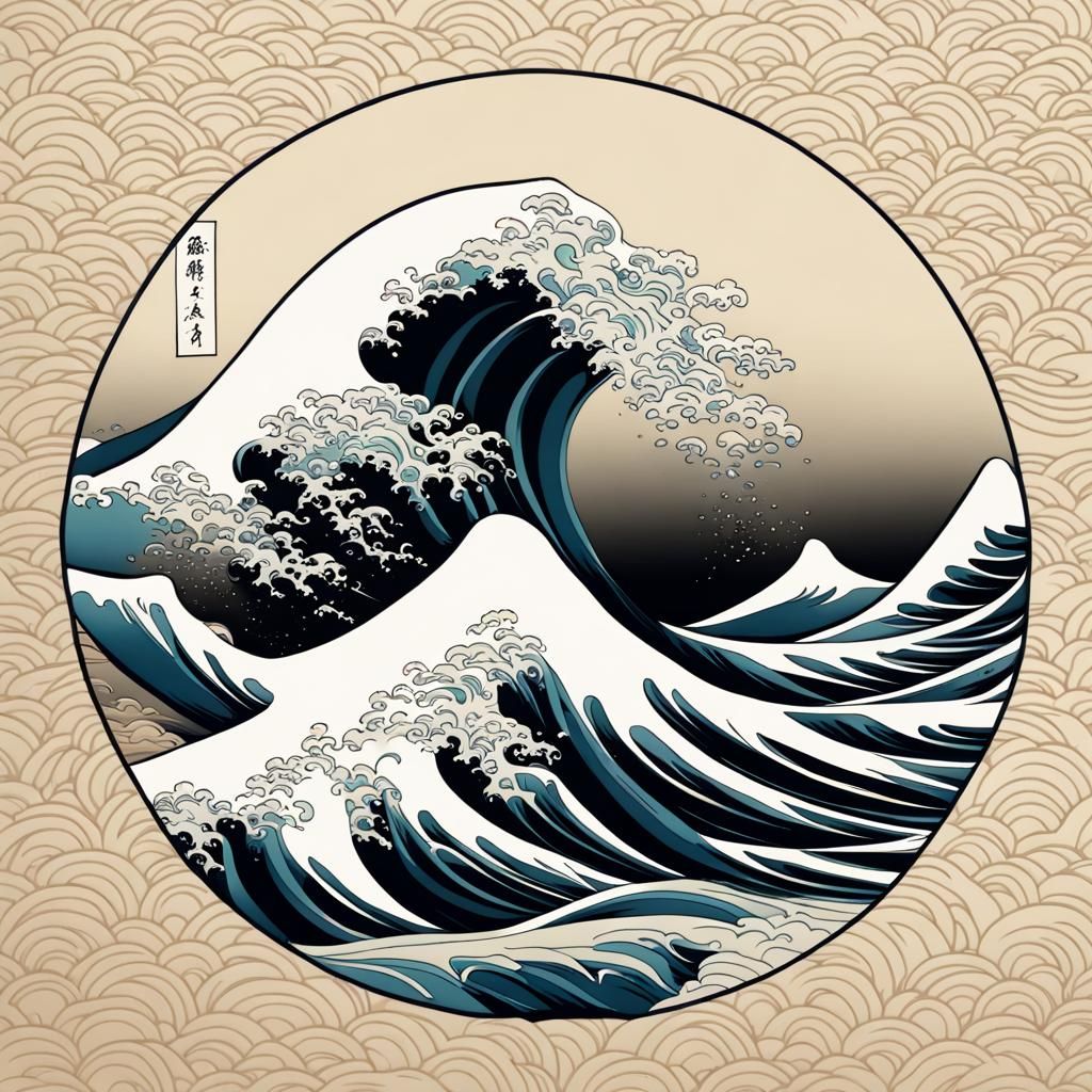 Giant wave - AI Generated Artwork - NightCafe Creator
