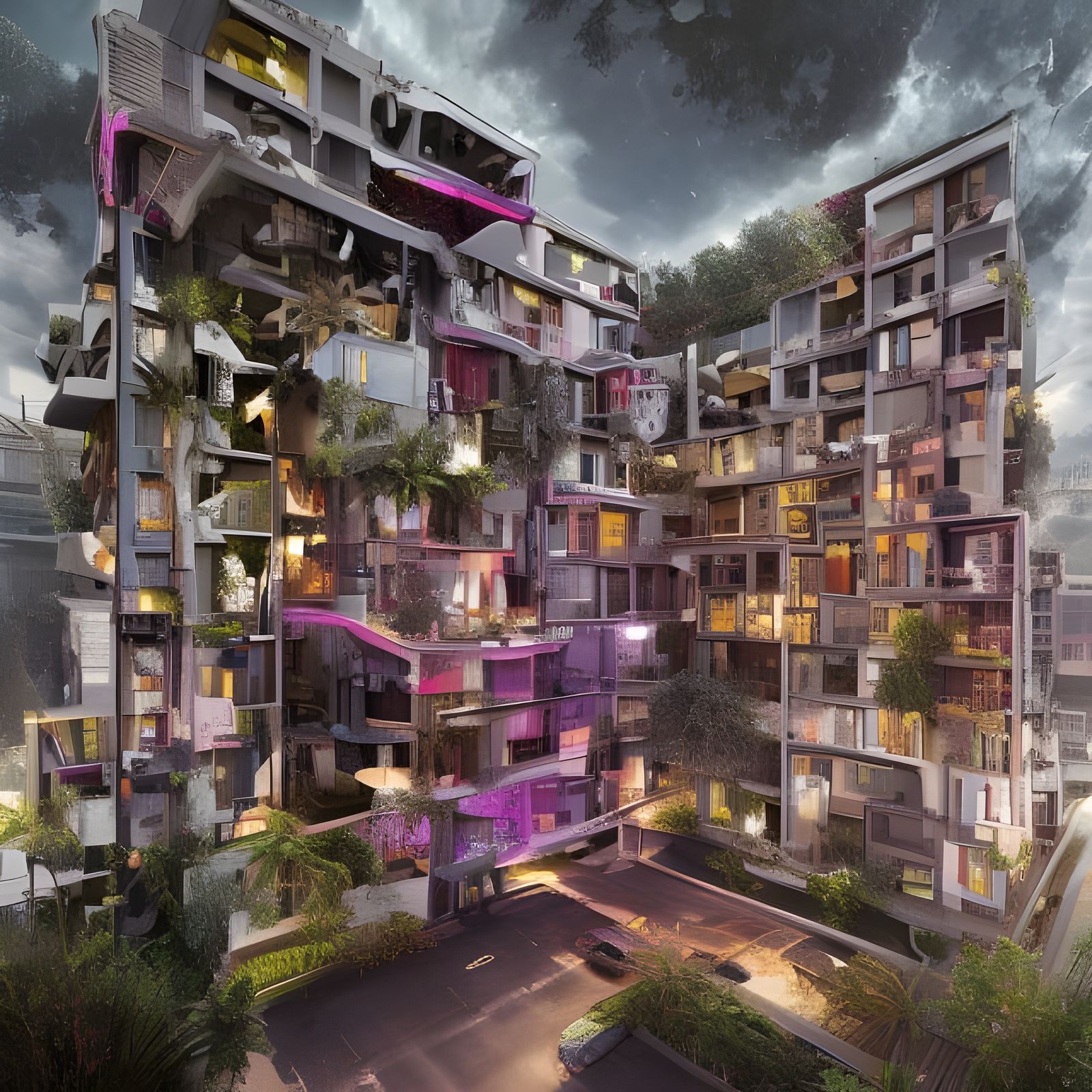 unique residence - AI Generated Artwork - NightCafe Creator