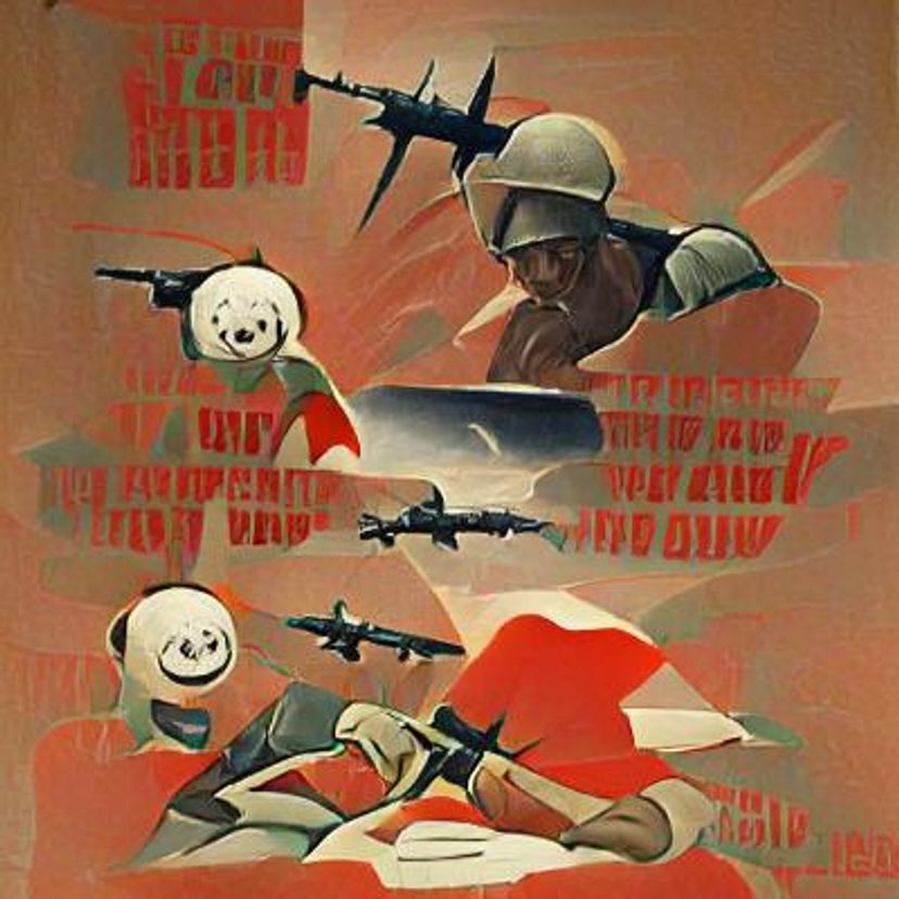 War propaganda - AI Generated Artwork - NightCafe Creator