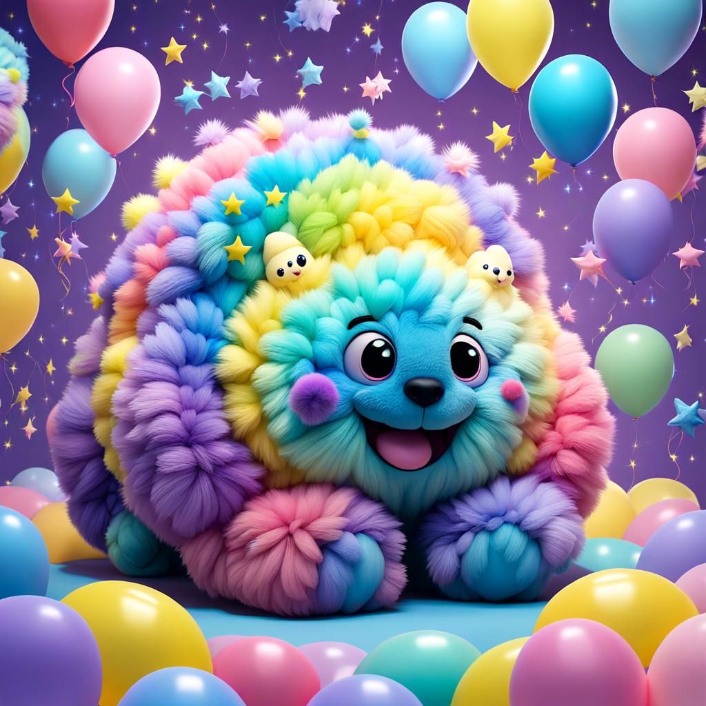 A fluffy floof - AI Generated Artwork - NightCafe Creator