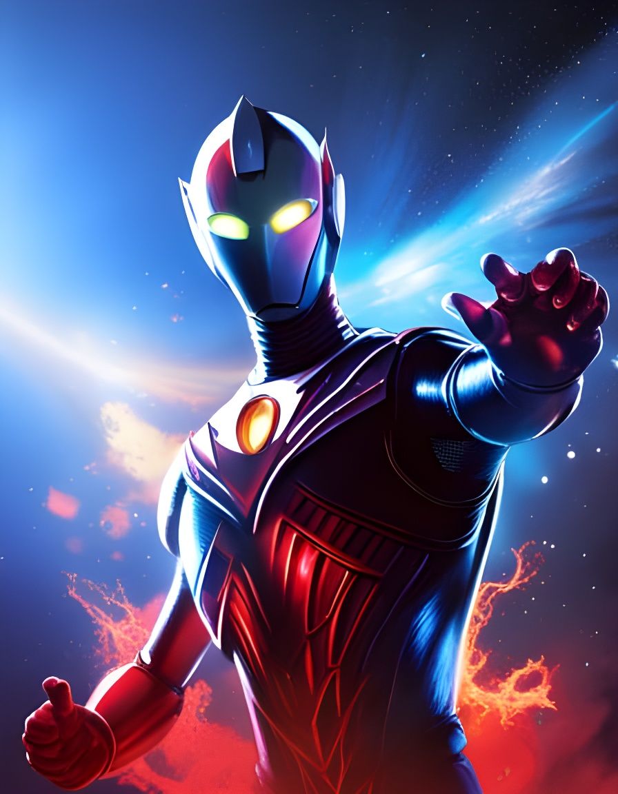 Ultraman Cosmos #3 - AI Generated Artwork - NightCafe Creator