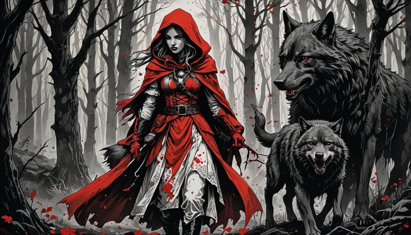 Little Red Riding Hood and Her Pal's - AI Generated Artwork - NightCafe ...