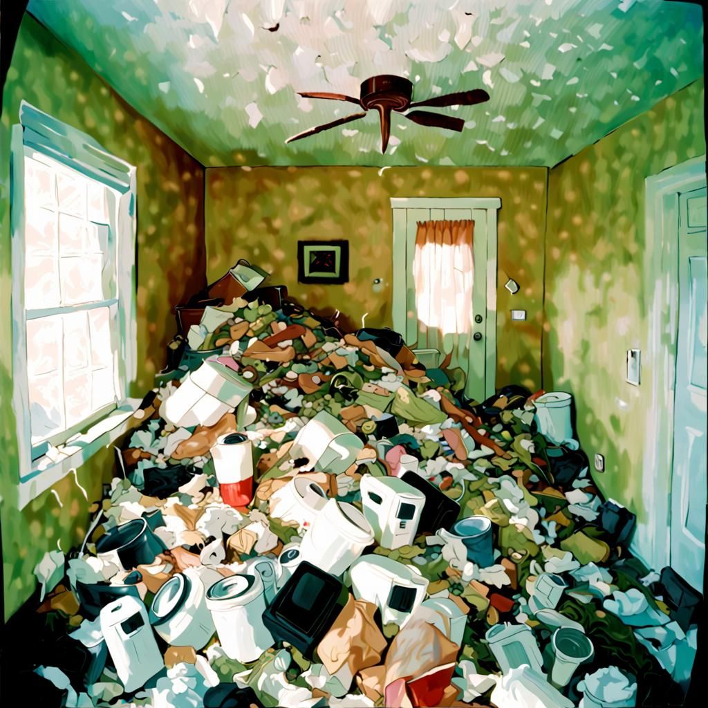 Messy Room - AI Generated Artwork - NightCafe Creator
