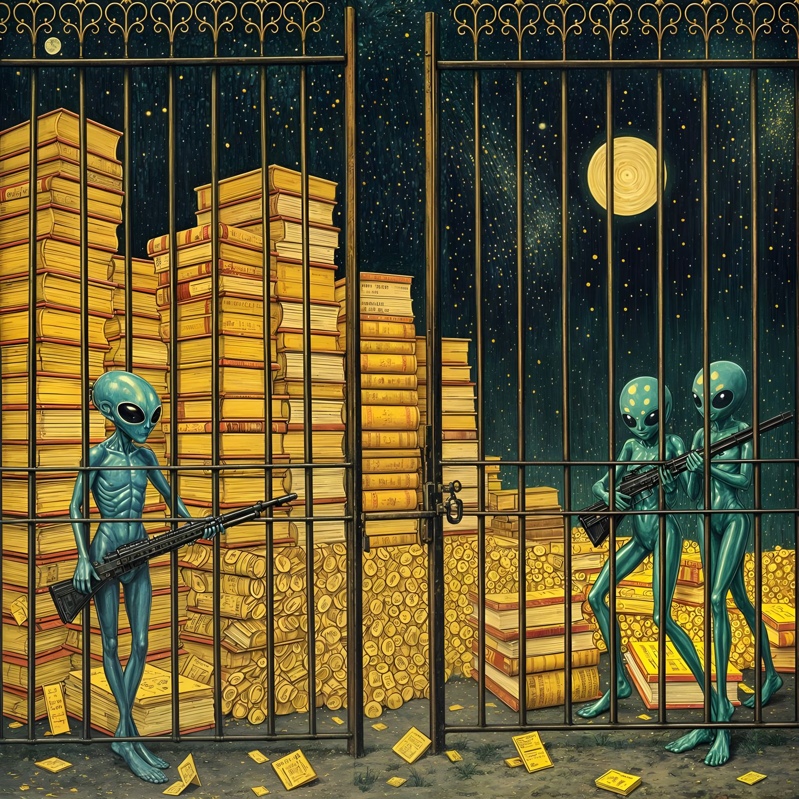 Hoarding knowledge - Golden Knowledge Behind Cosmic Barrier...