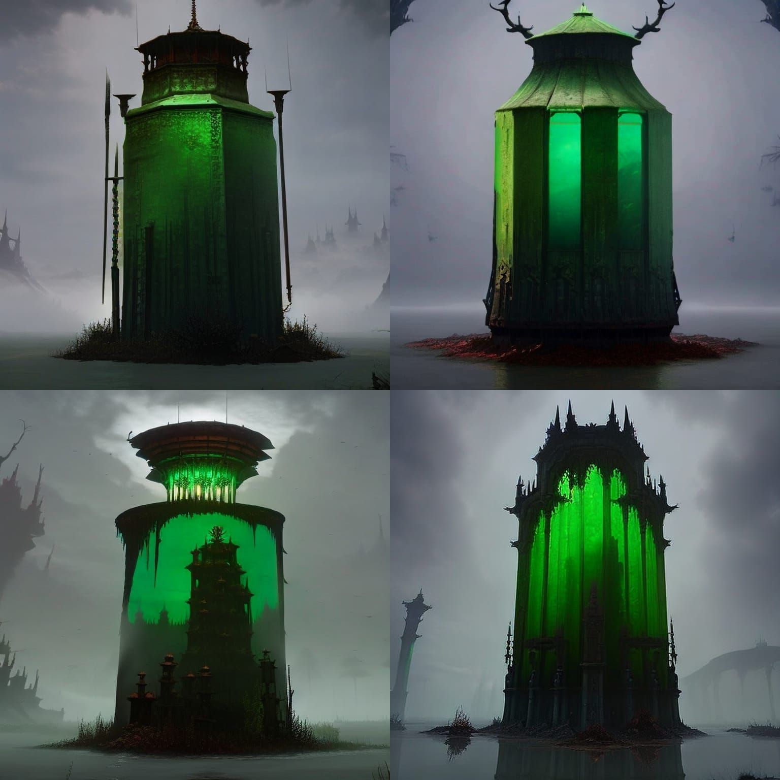 Ant-God 8k resolution CryEngine horror post-apocalyptic gothic art ...