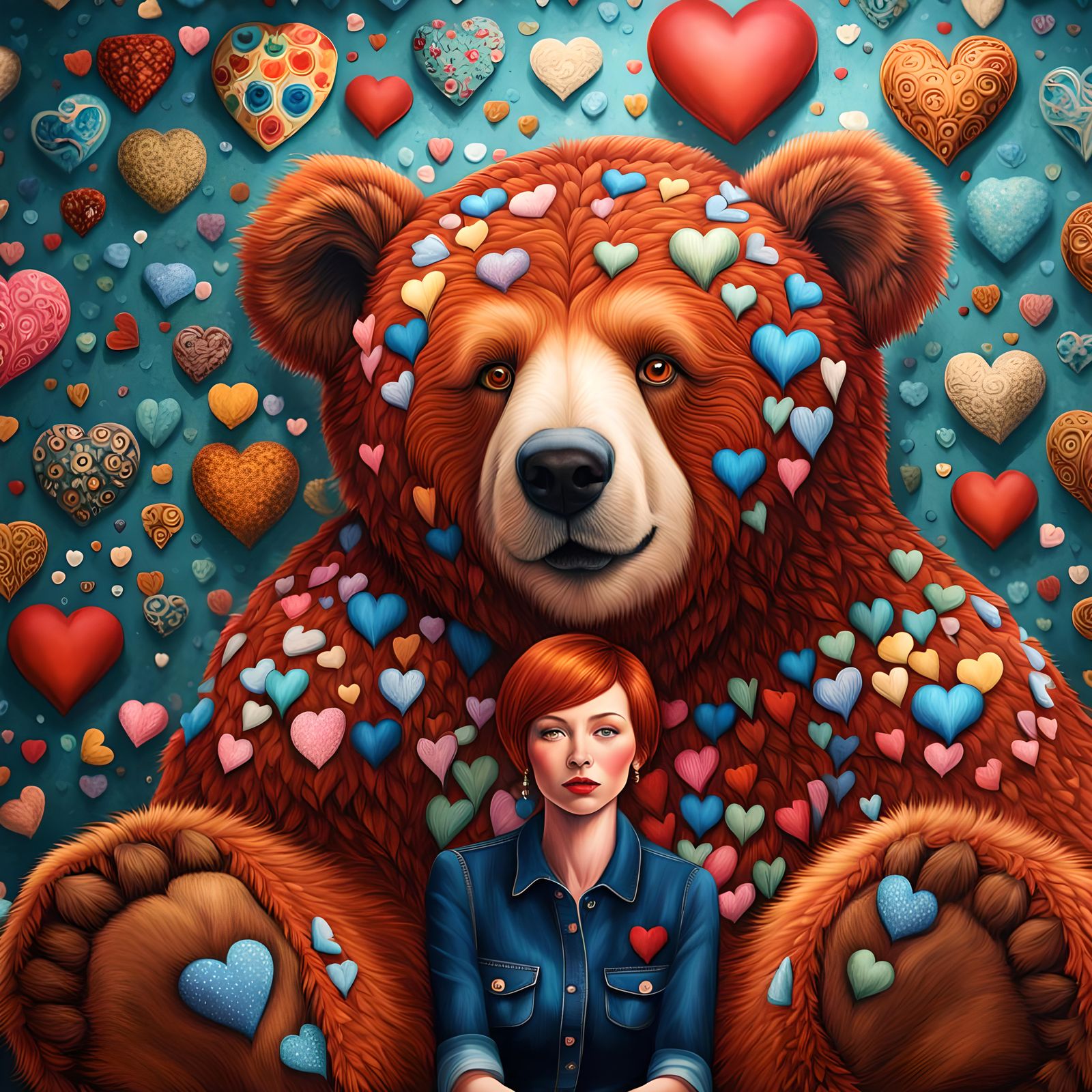 Bear Woman 6 - AI Generated Artwork - NightCafe Creator