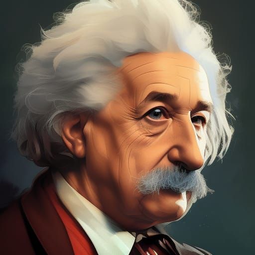 young Elbert einstein - AI Generated Artwork - NightCafe Creator
