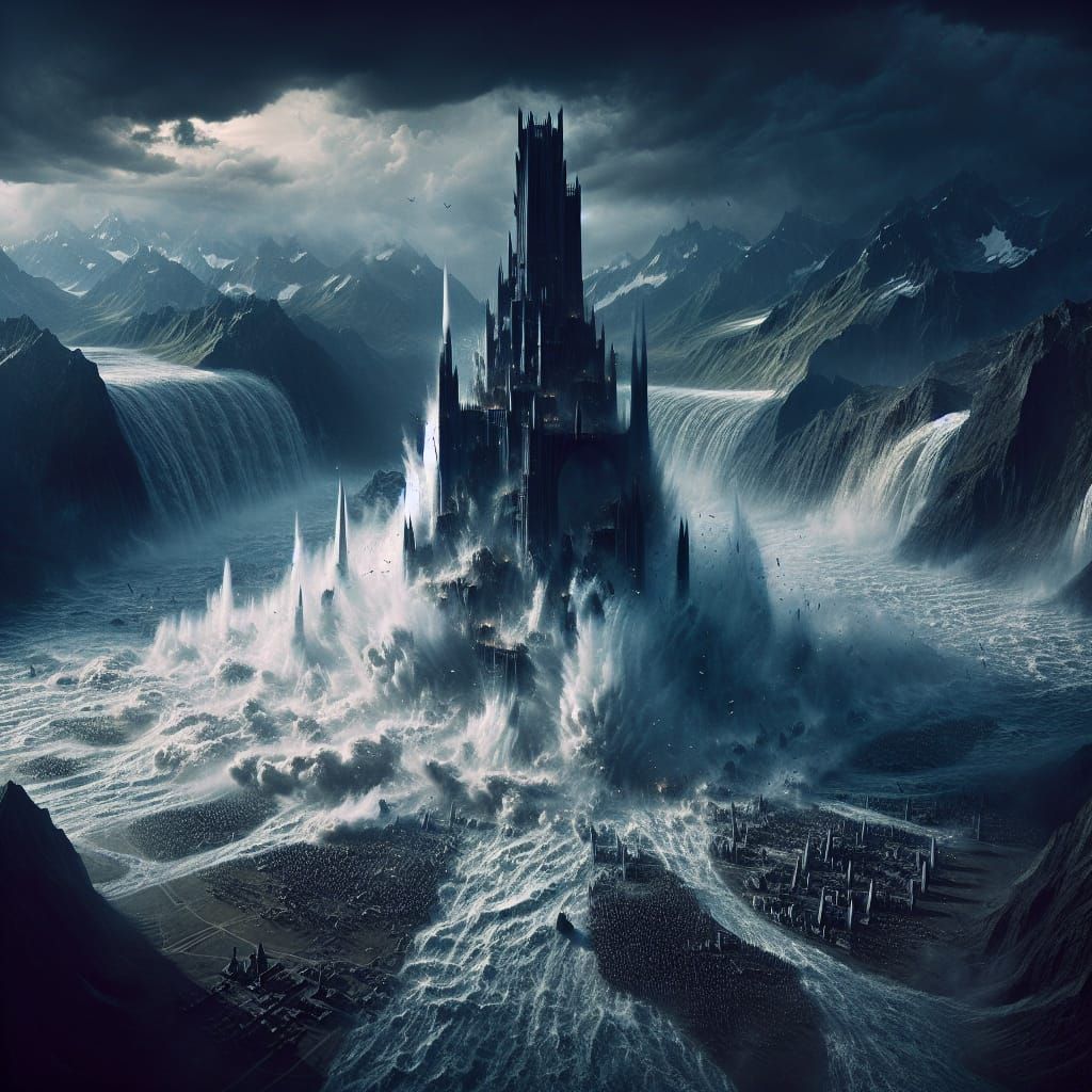 Capture the moment of victory as the waters of the River Isen rush in ...