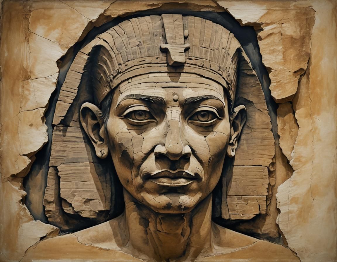 Stone Portrait - AI Generated Artwork - NightCafe Creator