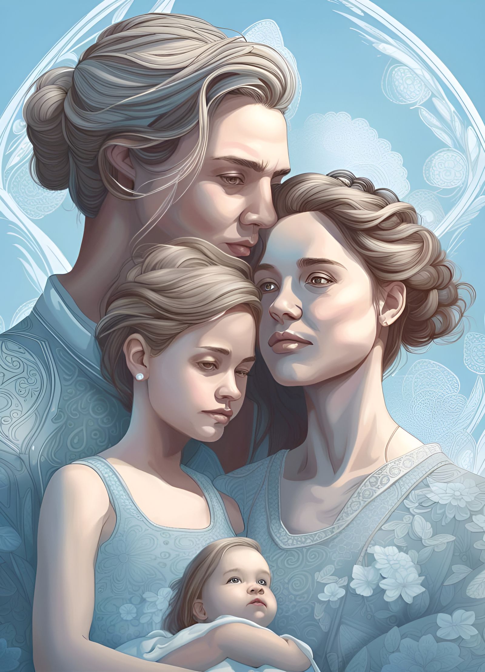 Family portrait - AI Generated Artwork - NightCafe Creator