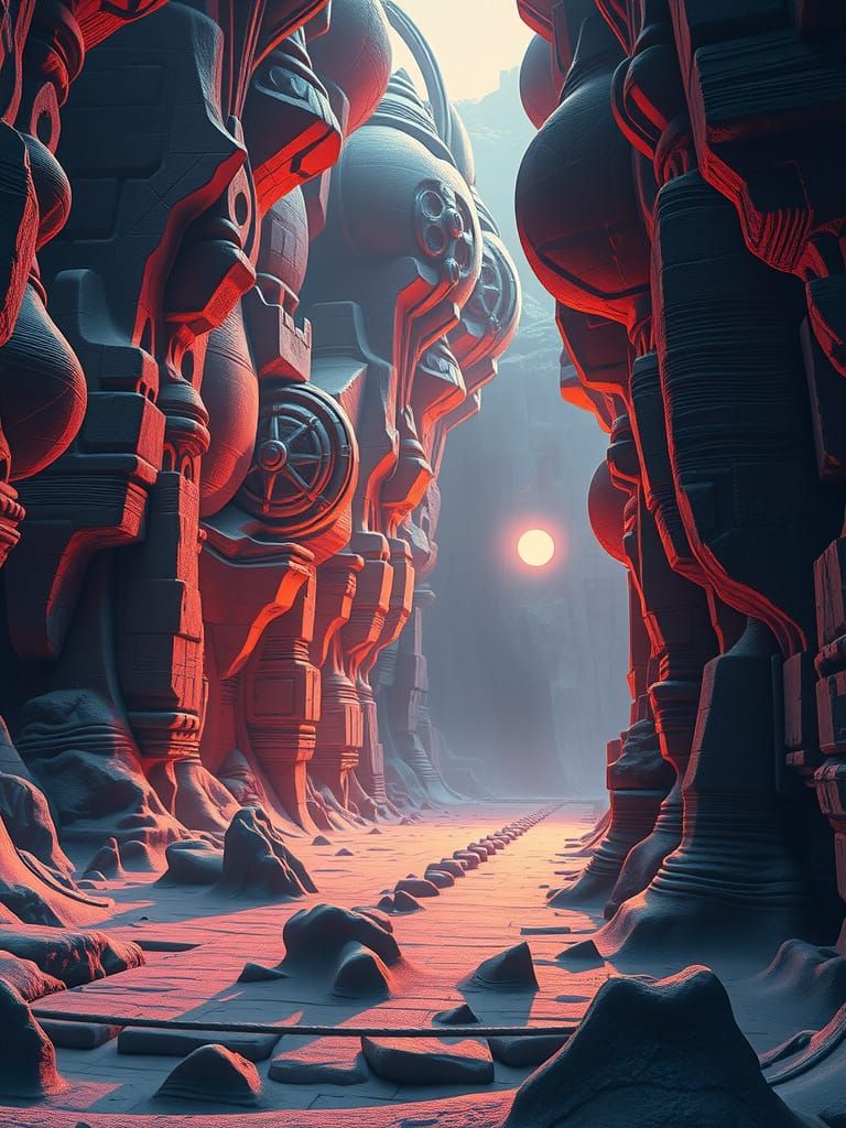 Ruins of an ancient Alien City - Ruins of an ancient Alien C...