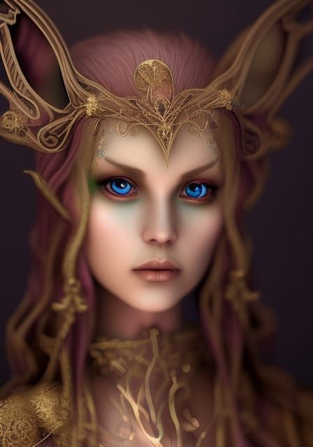 fae faery woman fantasy fairy dreamcore filigree elven hyper detailed ...