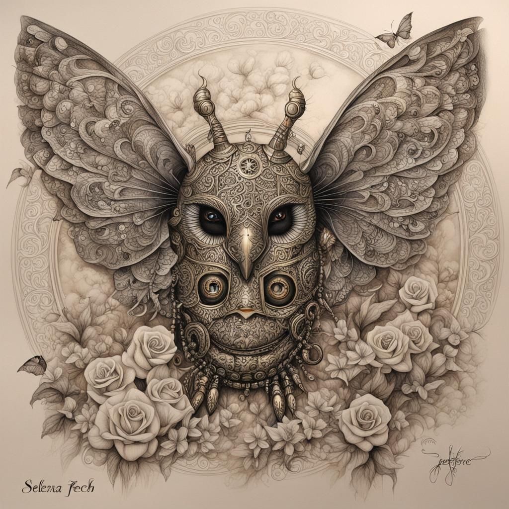 Clockwork Owl - AI Generated Artwork - NightCafe Creator