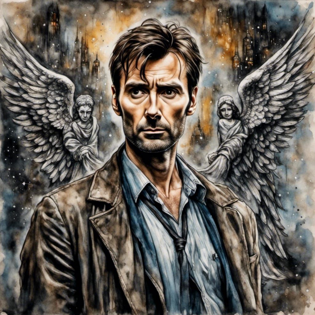 Weeping angels - AI Generated Artwork - NightCafe Creator