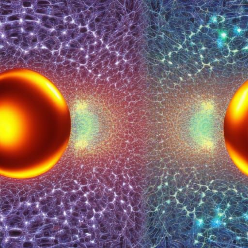 Neutron Collision Geometry - AI Generated Artwork - NightCafe Creator