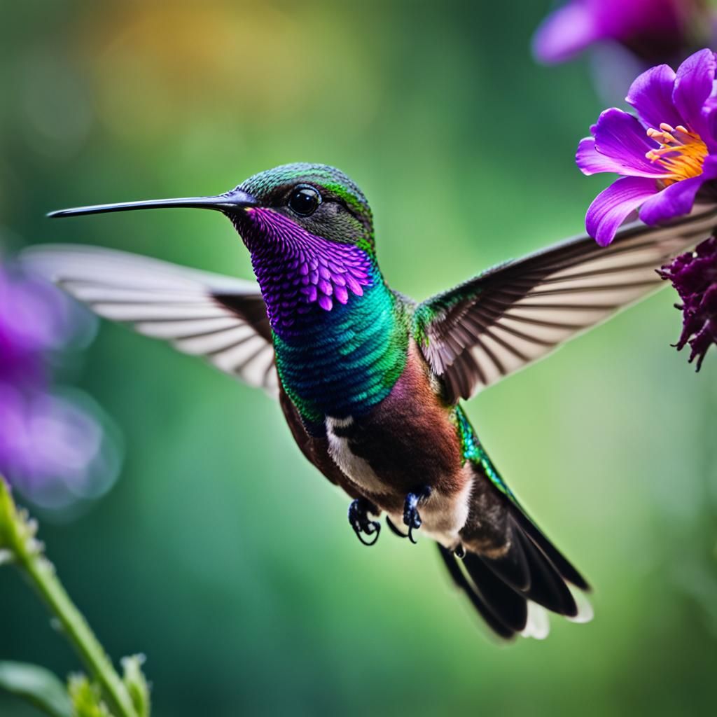 Hummingbird - AI Generated Artwork - NightCafe Creator