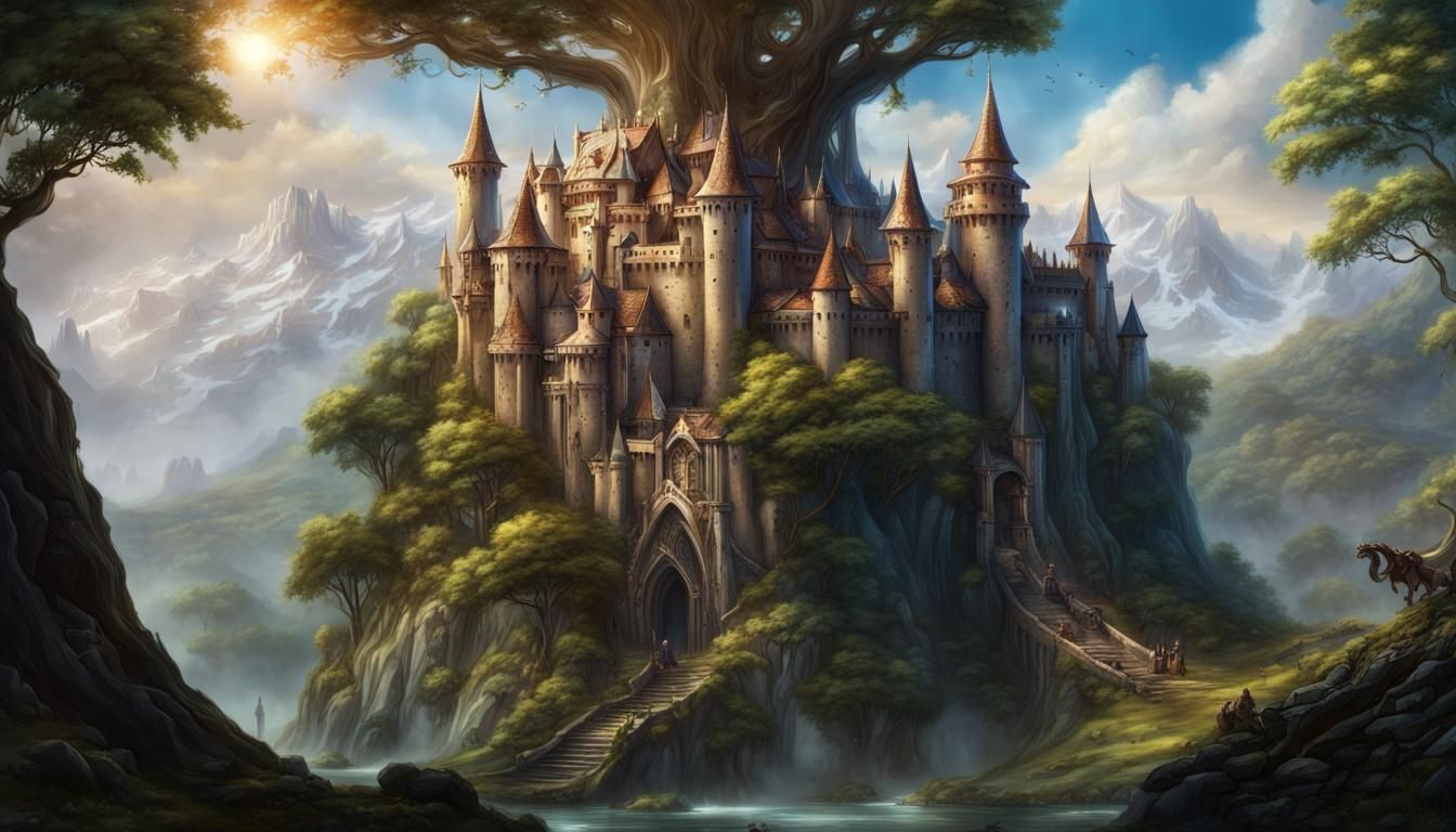 fantasy realm - AI Generated Artwork - NightCafe Creator