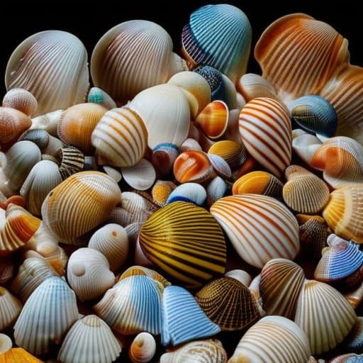 Seashells - AI Generated Artwork - NightCafe Creator