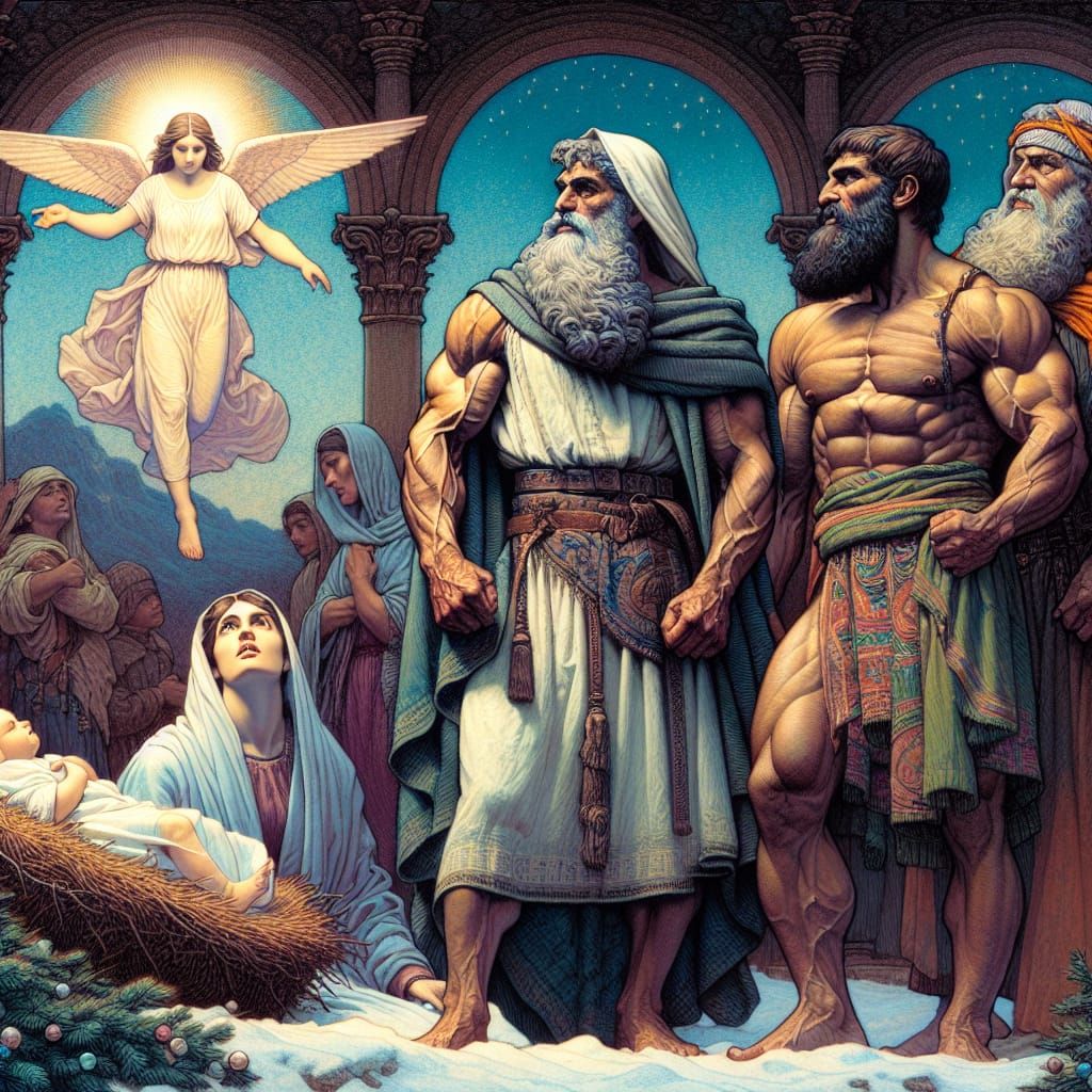 In this incredible Nativity, things are different than traditionally ...