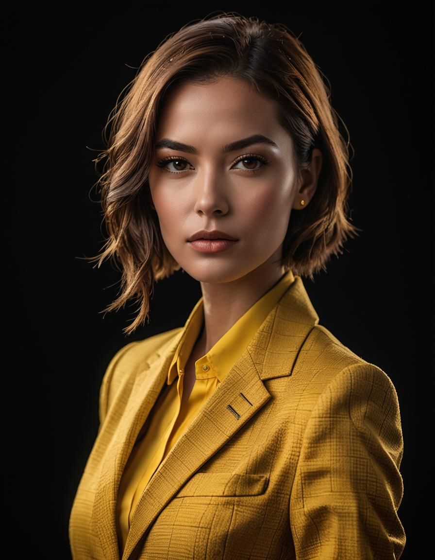 a stunning studio close-up portrait taken with Canon 5D Mark IV and ...