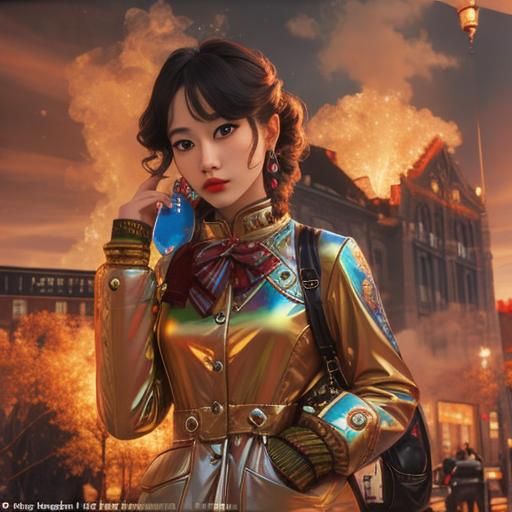 the Arsonist Raincoat Collection by Rag Trade - AI Generated Artwork - NightCafe Creator