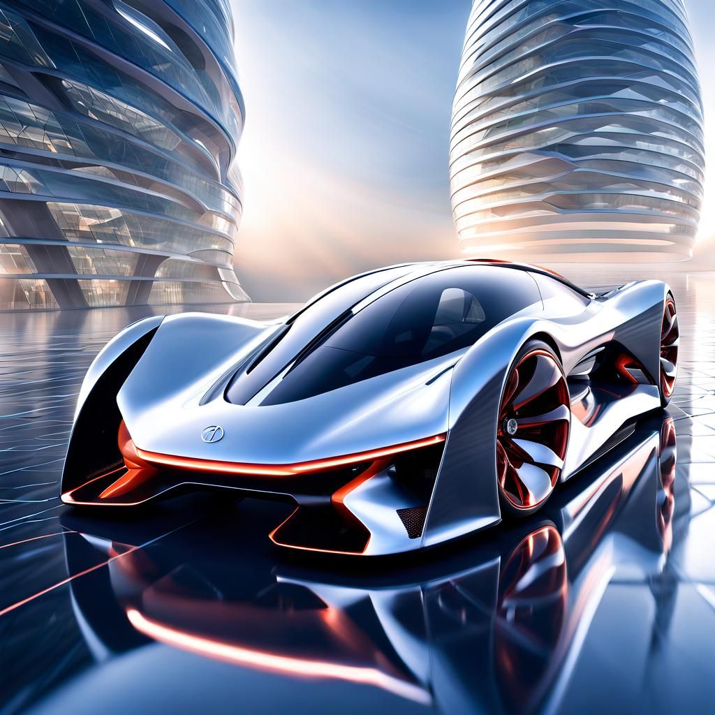 Future Hypercar - Concept 2 - AI Generated Artwork - NightCafe Creator