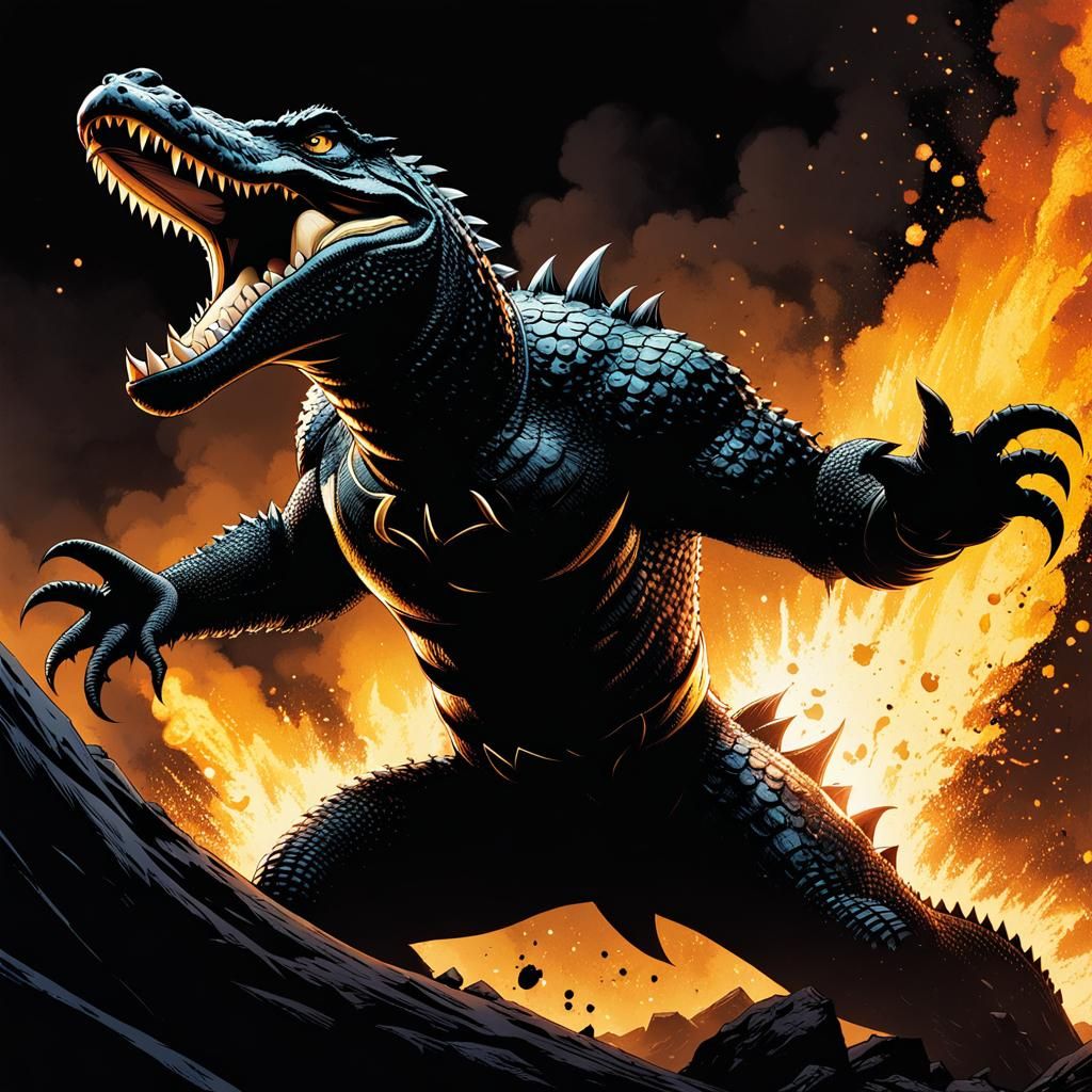 Alligator Loki's dark counterpart - AI Generated Artwork - NightCafe ...