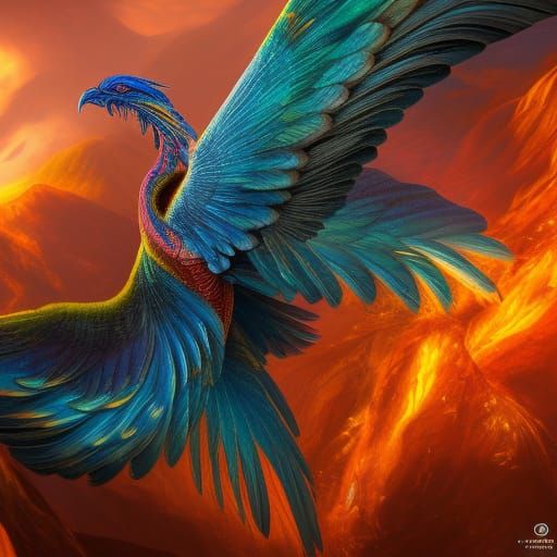 Phoenix - AI Generated Artwork - NightCafe Creator