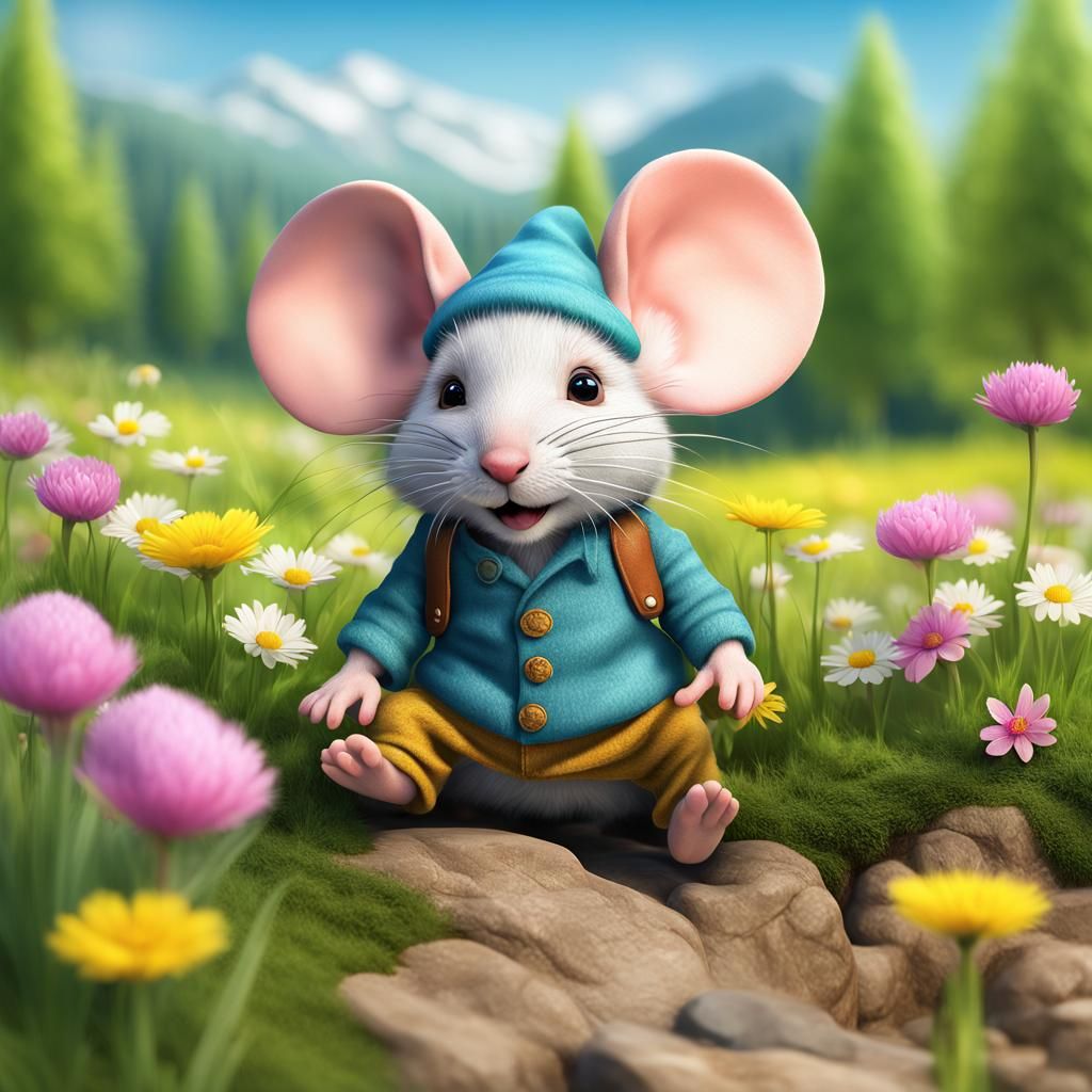 Mouse Gnome 1 - AI Generated Artwork - NightCafe Creator