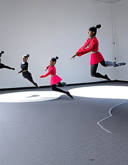 a robot dancing ballet - AI Generated Artwork - NightCafe Creator