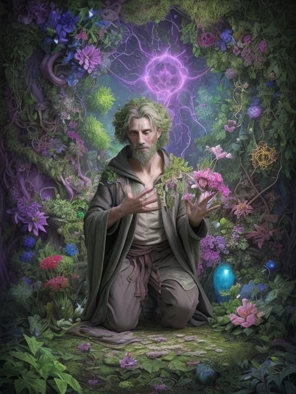 Ethereal wizard. - AI Generated Artwork - NightCafe Creator