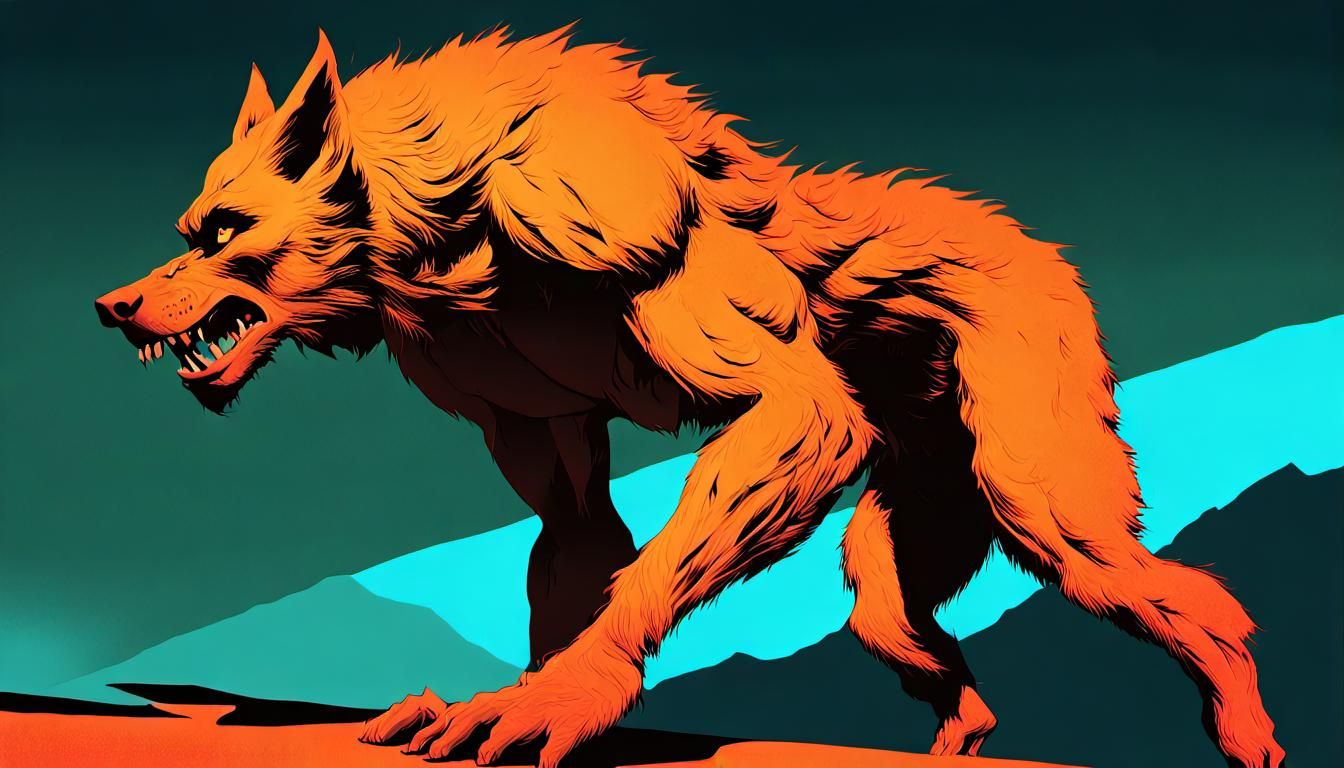 Werewolf - AI Generated Artwork - NightCafe Creator