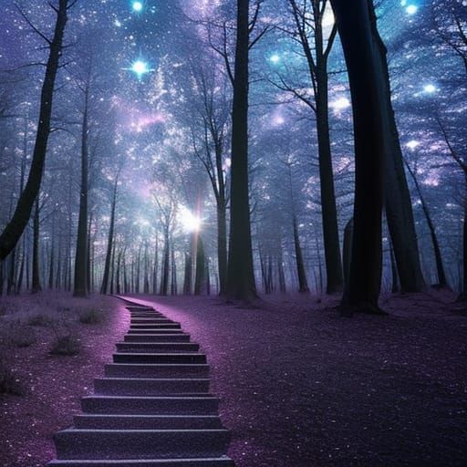 Beautiful purple vibes - AI Generated Artwork - NightCafe Creator