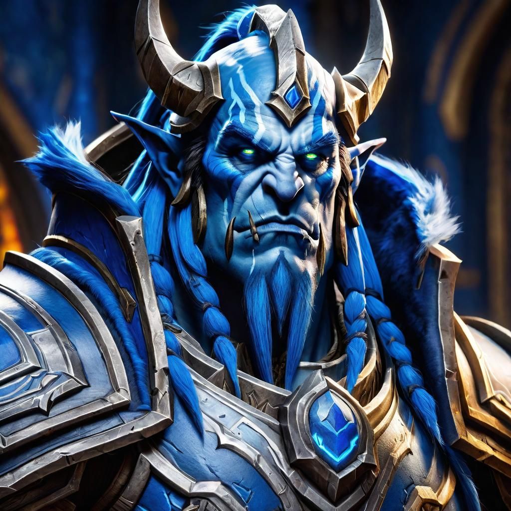 The blue legion - AI Generated Artwork - NightCafe Creator