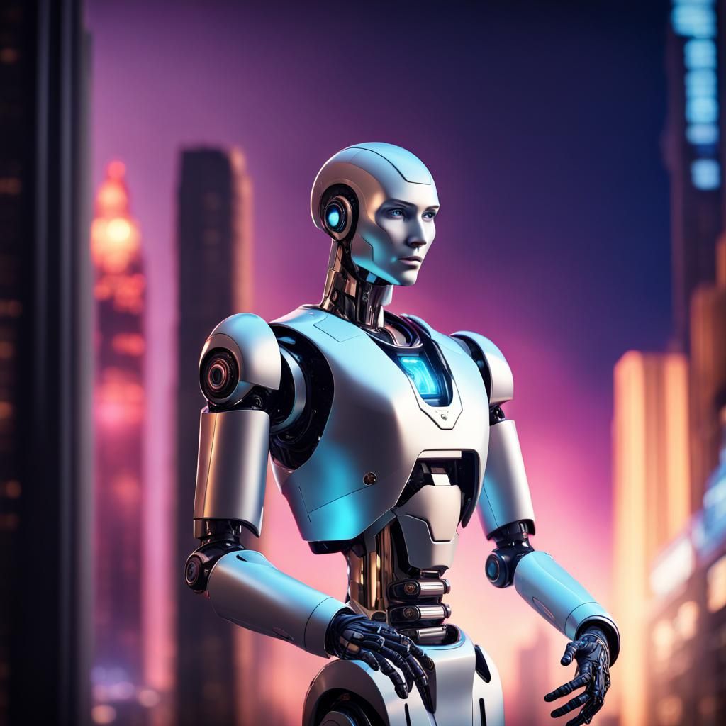 Most Detailed Stunningly Beautiful Technological Advanced Male BUTLER ...