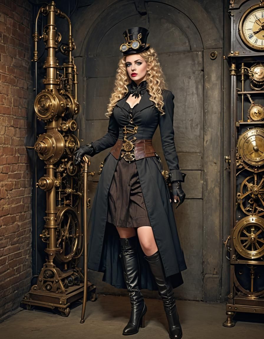 "Contessa Of The Clock-Tower" : Custom.02 - AI Generated Artwork ...