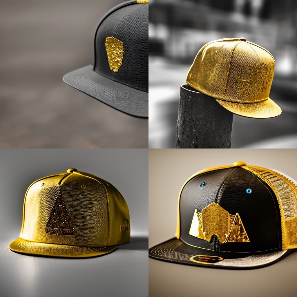 Golden Snapback - AI Generated Artwork - NightCafe Creator