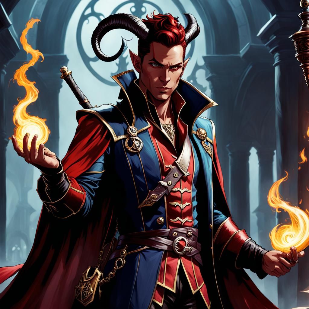 Petronicos "Nicos" Hellspawn, mage sailor, From Skull and Shackles adventure path. - AI ...