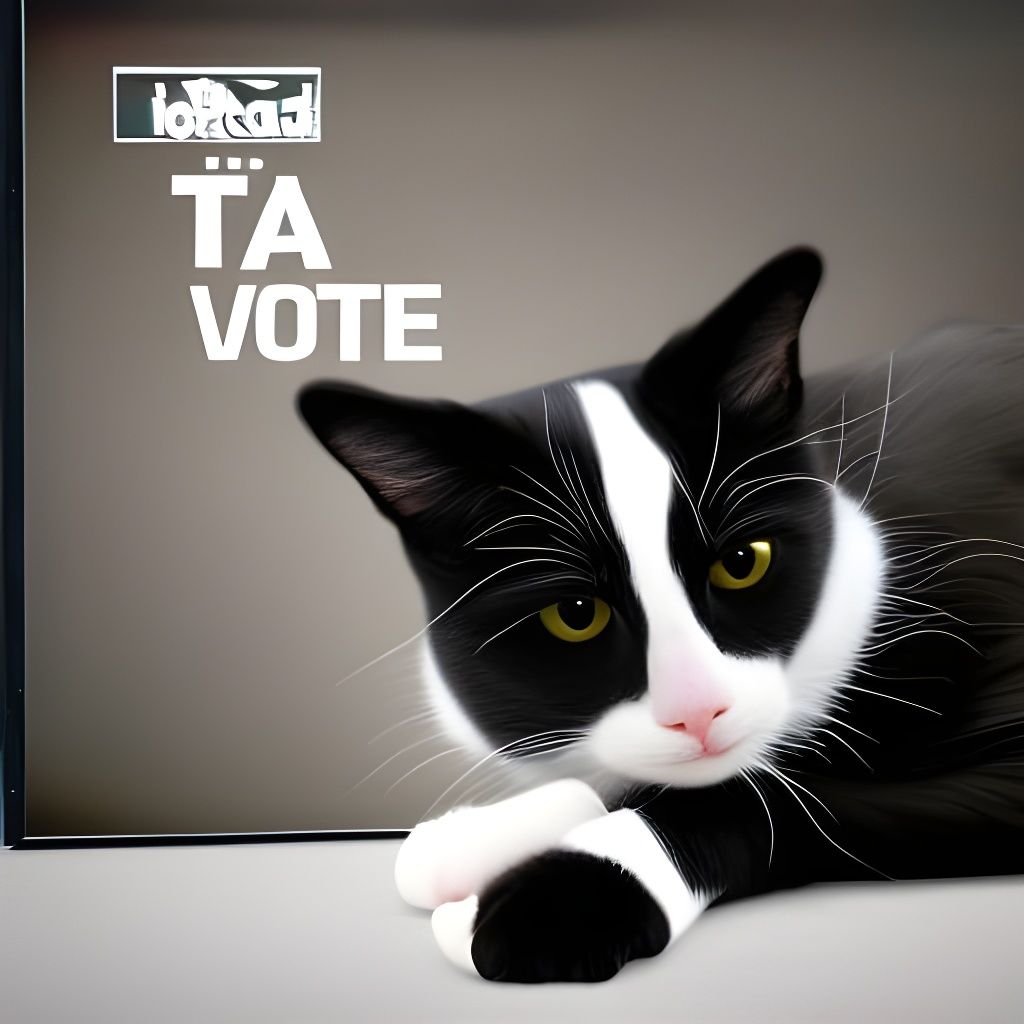 Vote Cat for President! - AI Generated Artwork - NightCafe Creator