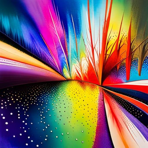 Abstract "Break and rebuild" - AI Generated Artwork - NightCafe Creator